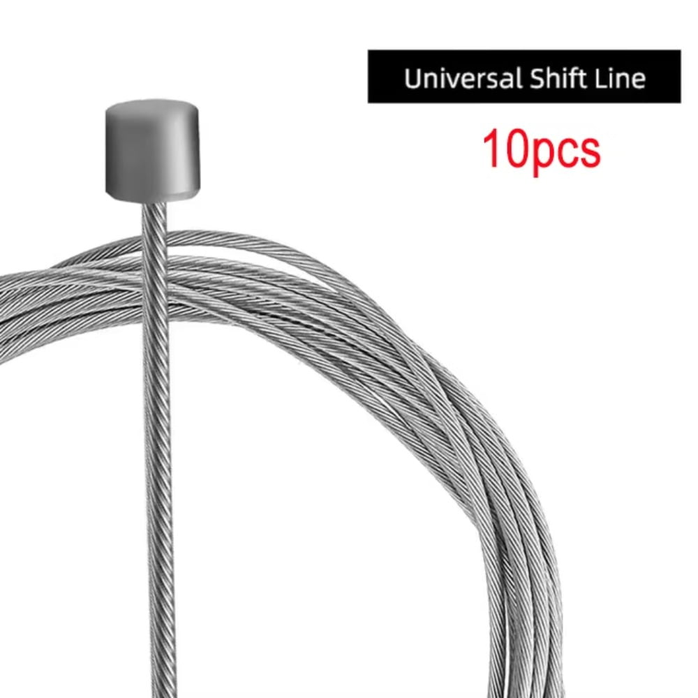 AIGIA 10PCS MTB Bike Brake Cable Shifter Cable Bicycle Brake Line Shift ...