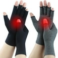 AIGIA 2 Pairs Fingerless Compression Gloves for Women Men Hand Thumb ...