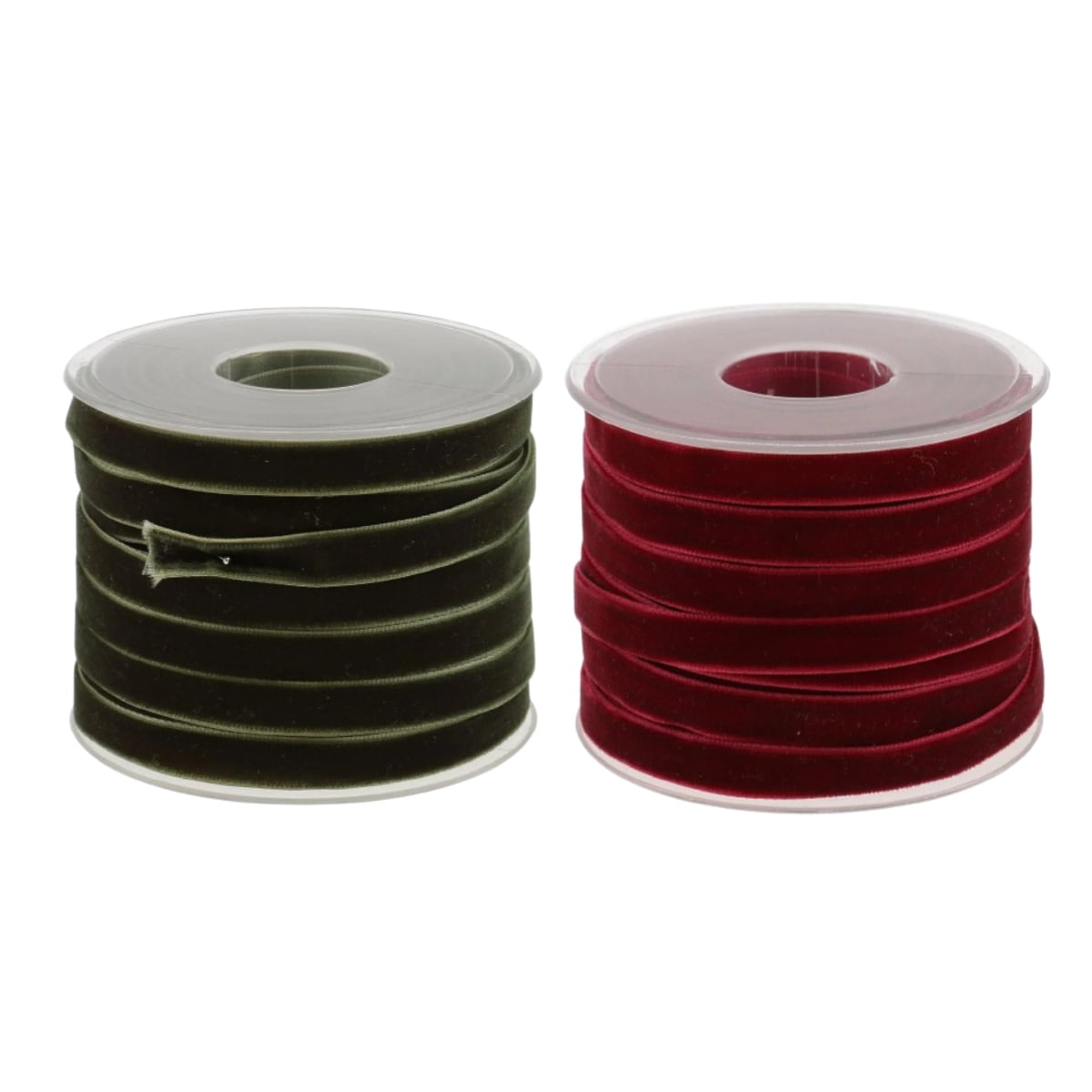 AIGIA 20 Yard 10 mm Velvet Ribbon Spool Vintage Velvet Ribbons for Gift ...