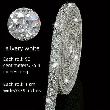 Self-Adhesive Crystal Rhinestone Diamond Ribbon DIY Stickers ...