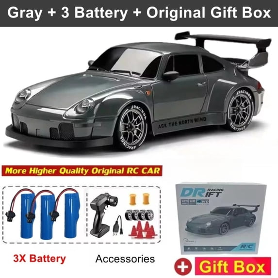 AIGIA 4WD Remote Control Drift Car 1:24 Remote Control Racing Car Model ...