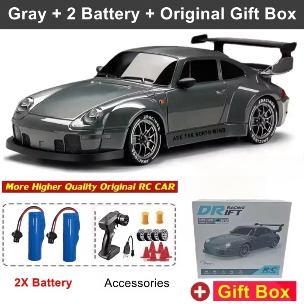 AIGIA 4WD Remote Control Drift Car 1:24 Remote Control Racing Car Model ...