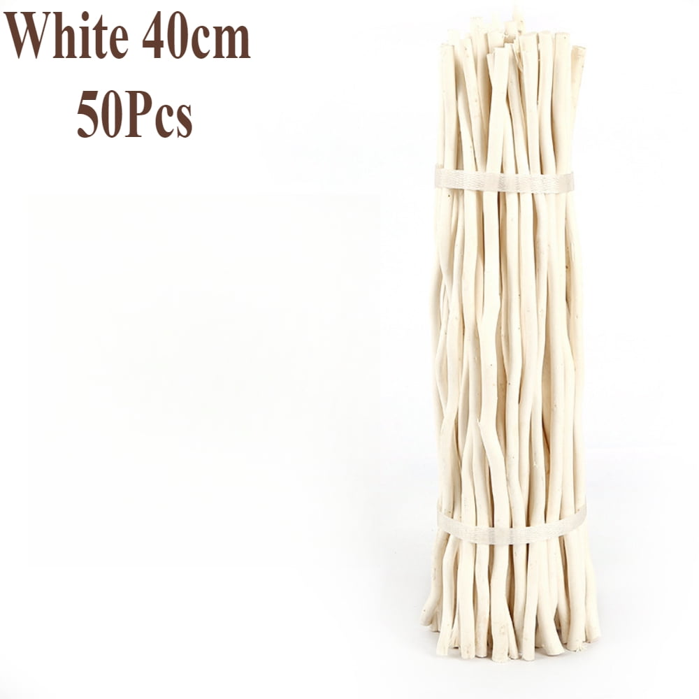 AIGIA 50pcs Wooden Decor Craft Sticks Natural Tree Branch Twigs DIY ...