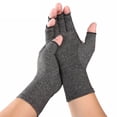 AIGIA Compression Gloves for Women Men Fingerless Fitness Gloves for ...
