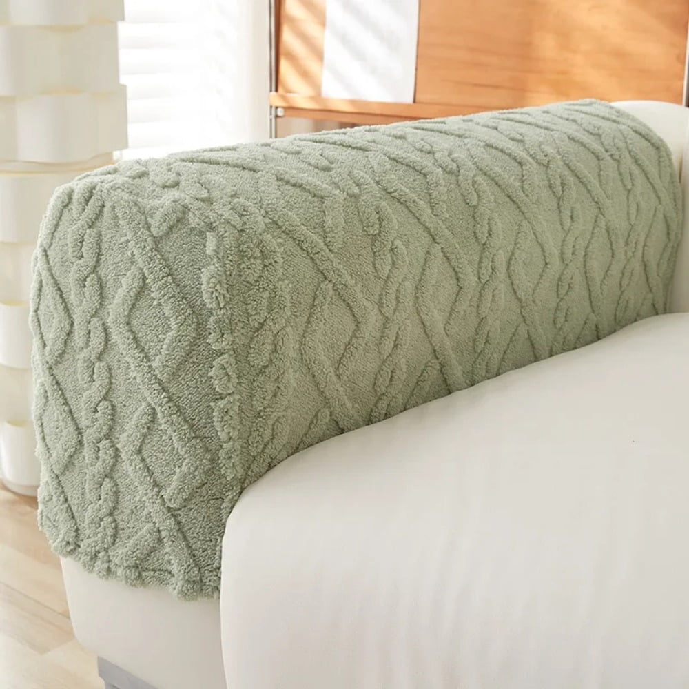 AIGIA Couch Arm Covers Arm Chair Covers Stretch Sofa Armrest Protectors ...