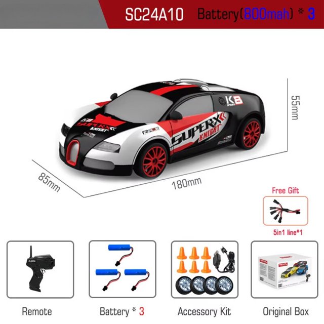AIGIA RC Drift Car 1:24 Remote Control High Speed Race Drifting Cars 2 ...