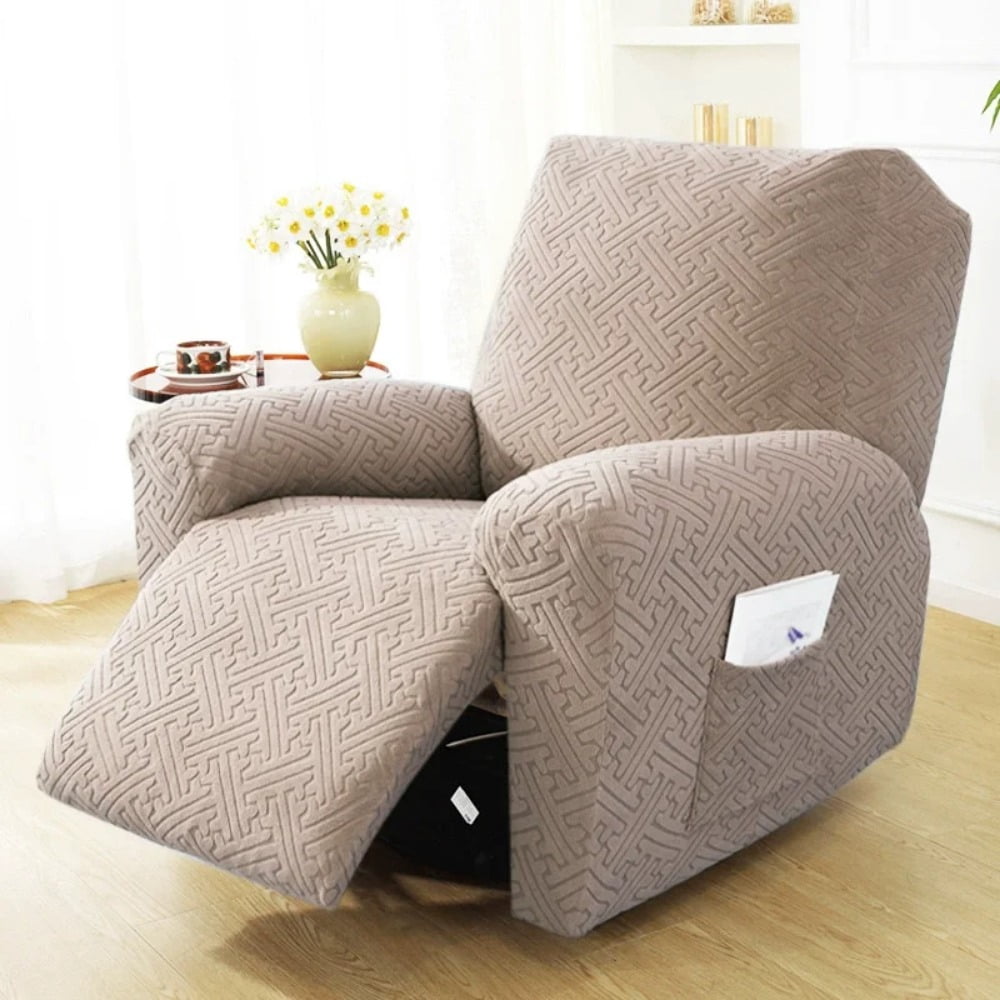 AIGIA Recliner Chair Covers Stretch Recliner Covers 4 Pieces with ...