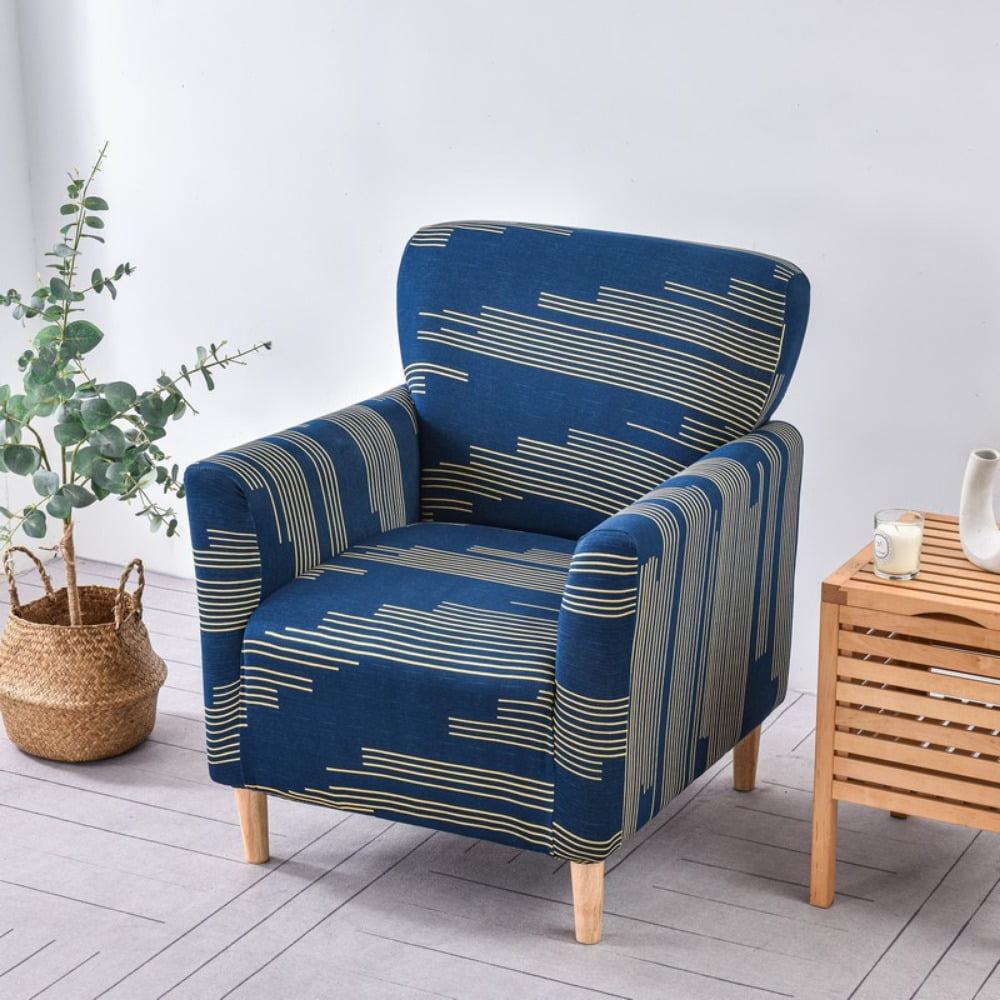 AIGIA Stretch Armchair Slipcover 1-Piece Accent Chair Covers with Arms ...