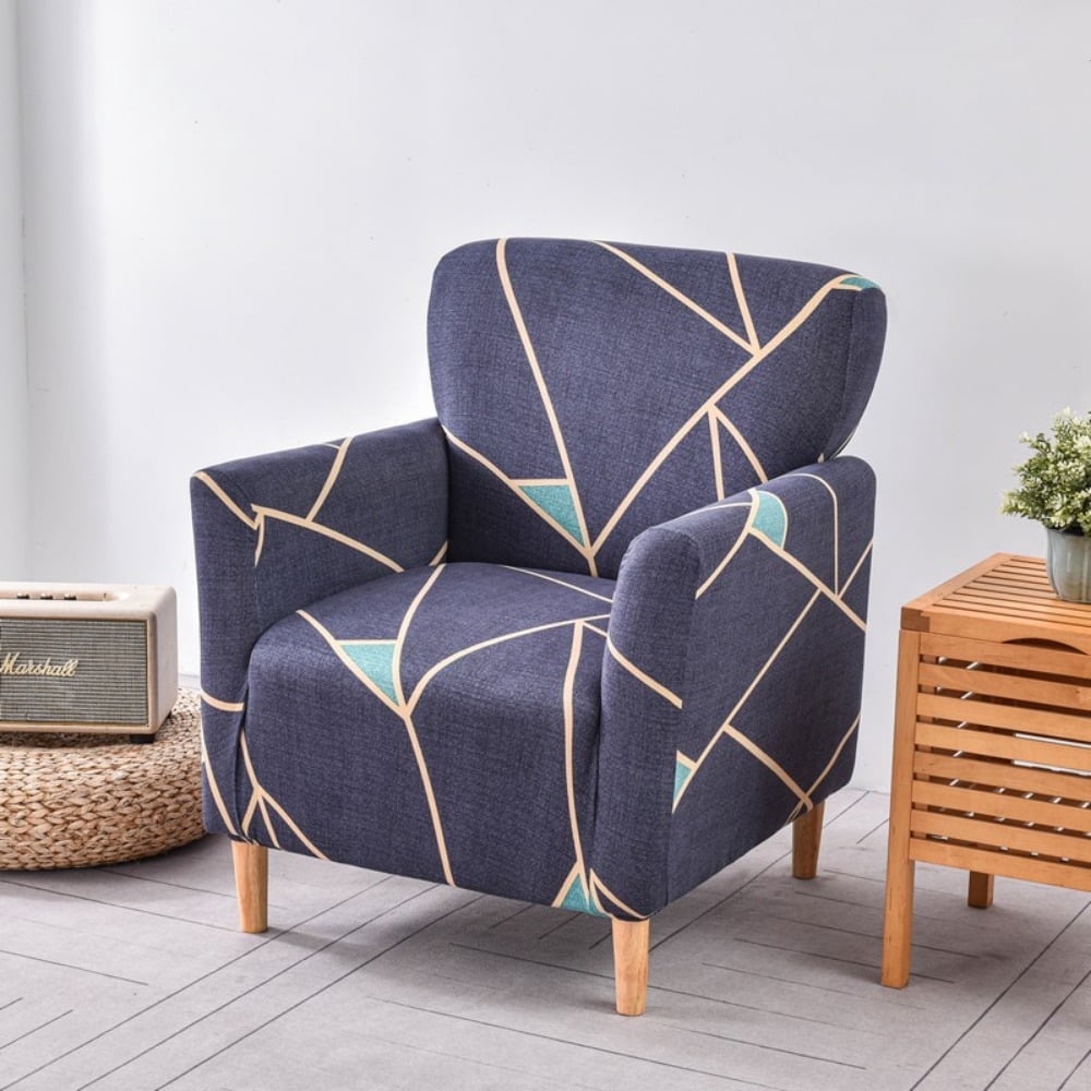 AIGIA Stretch Armchair Slipcover 1-Piece Accent Chair Covers with Arms ...