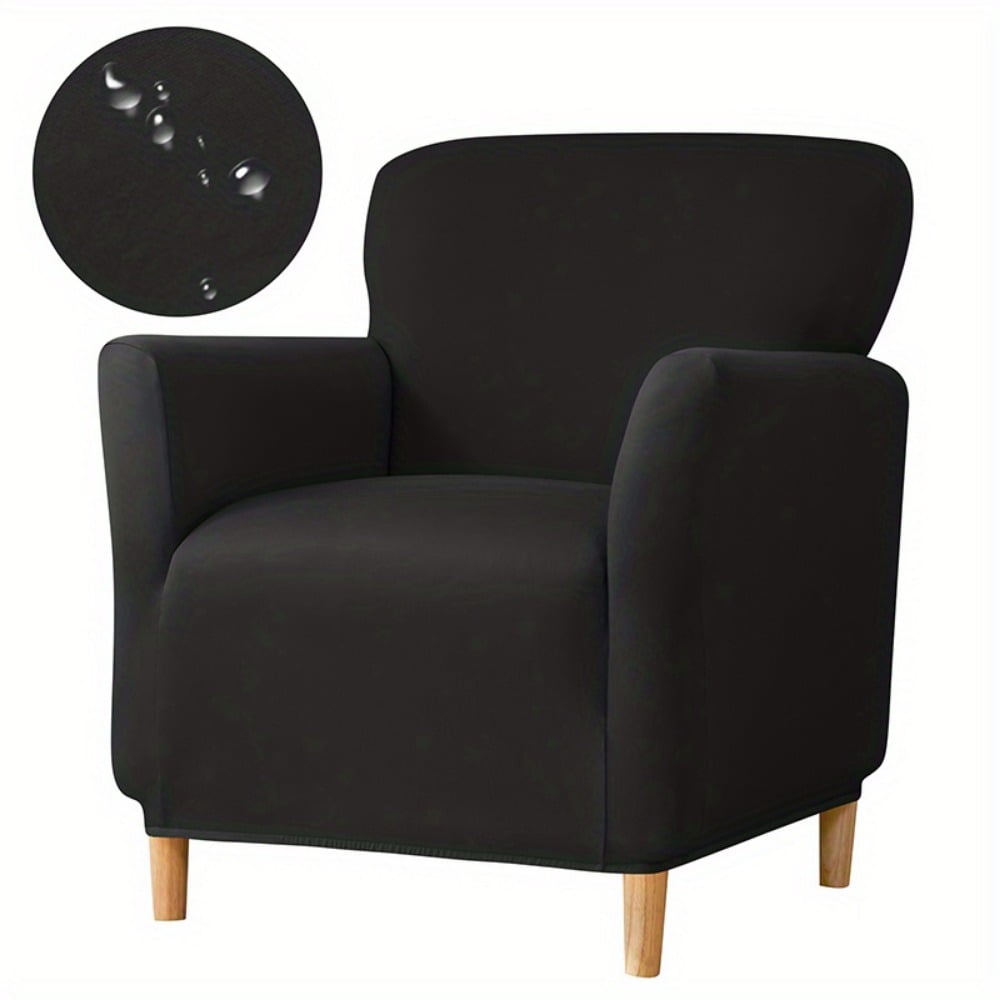 AIGIA Stretch Armchair Slipcover 1-Piece Accent Chair Covers with Arms ...