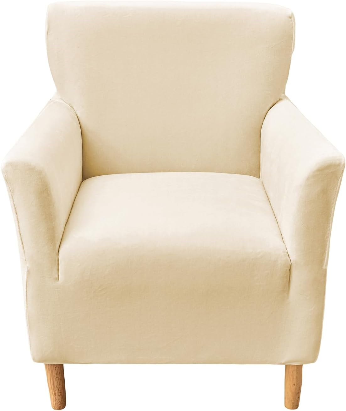 AIGIA Stretch Chair Covers with Arms Printed Accent Chair Cover 1 Piece ...