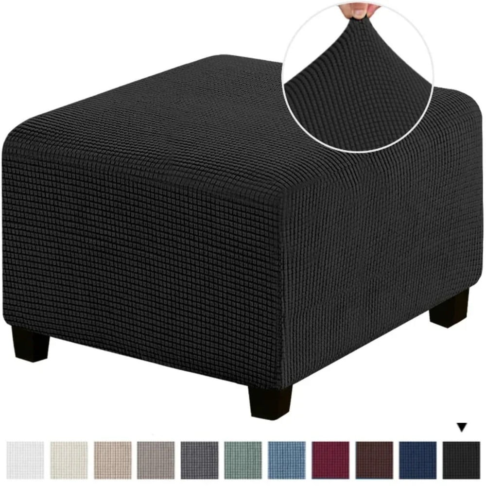 AIGIA Stretch Ottoman Cover Ottoman Slipcoversm for Living Room Foot ...