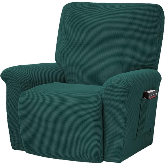 AIGIA Stretch Recliner Chair Covers 4-Piece Soft Sofa Cover 1 Seat ...
