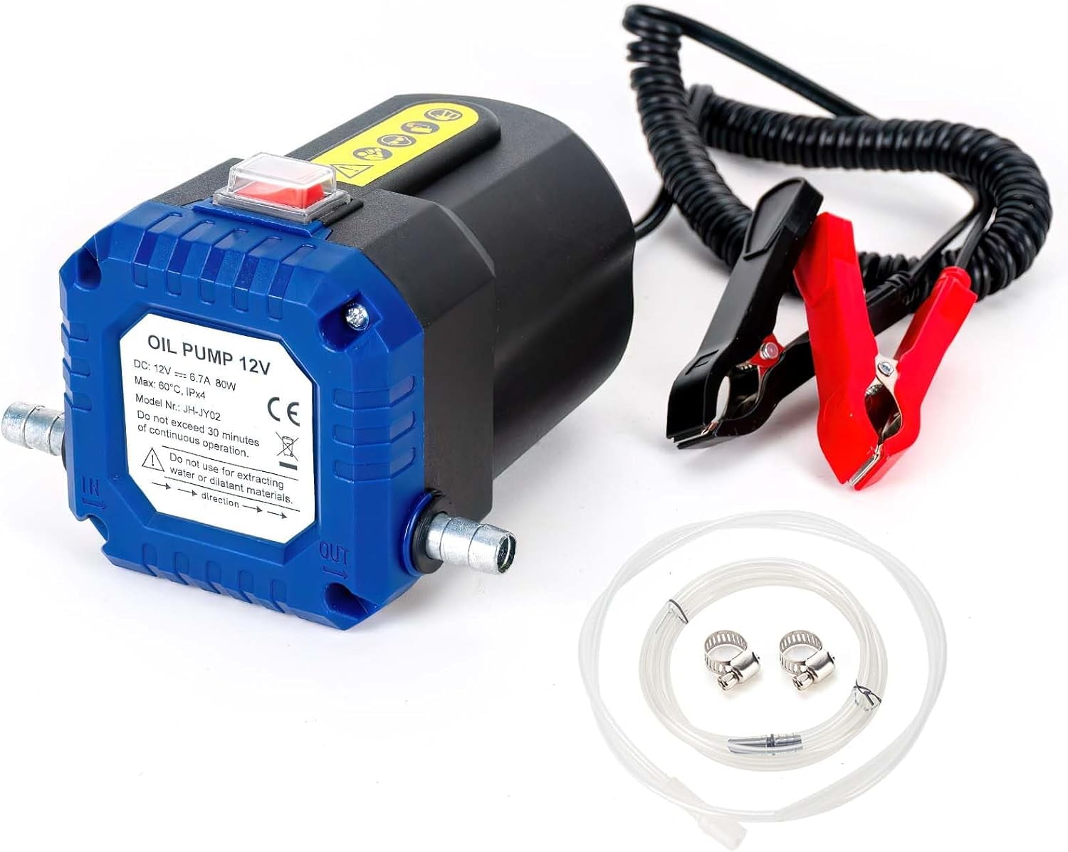 AIGMISON 12V 80W Oil Change Pump Extractor,Upgraded Electric Oil Pump ...
