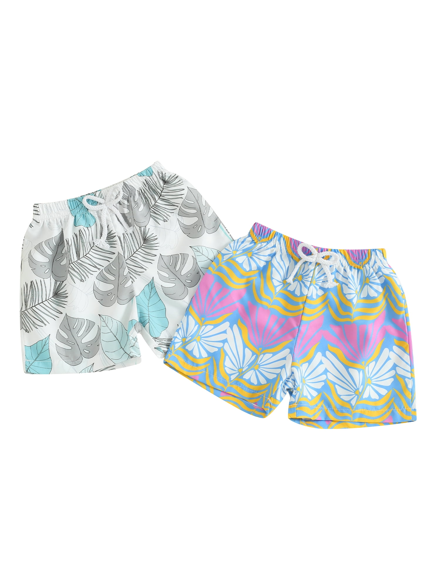 AIGUR Quick-Dry Adjustable Waist Polyester Swimming Trunks Swimwear ...