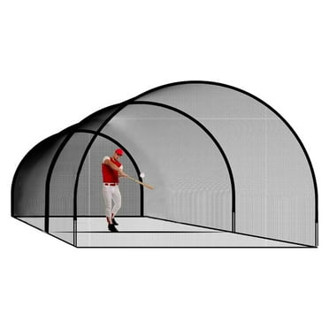 Jones-Sports Baseball Hitting Practice Batting Cage Net 10' H X 12' W X ...