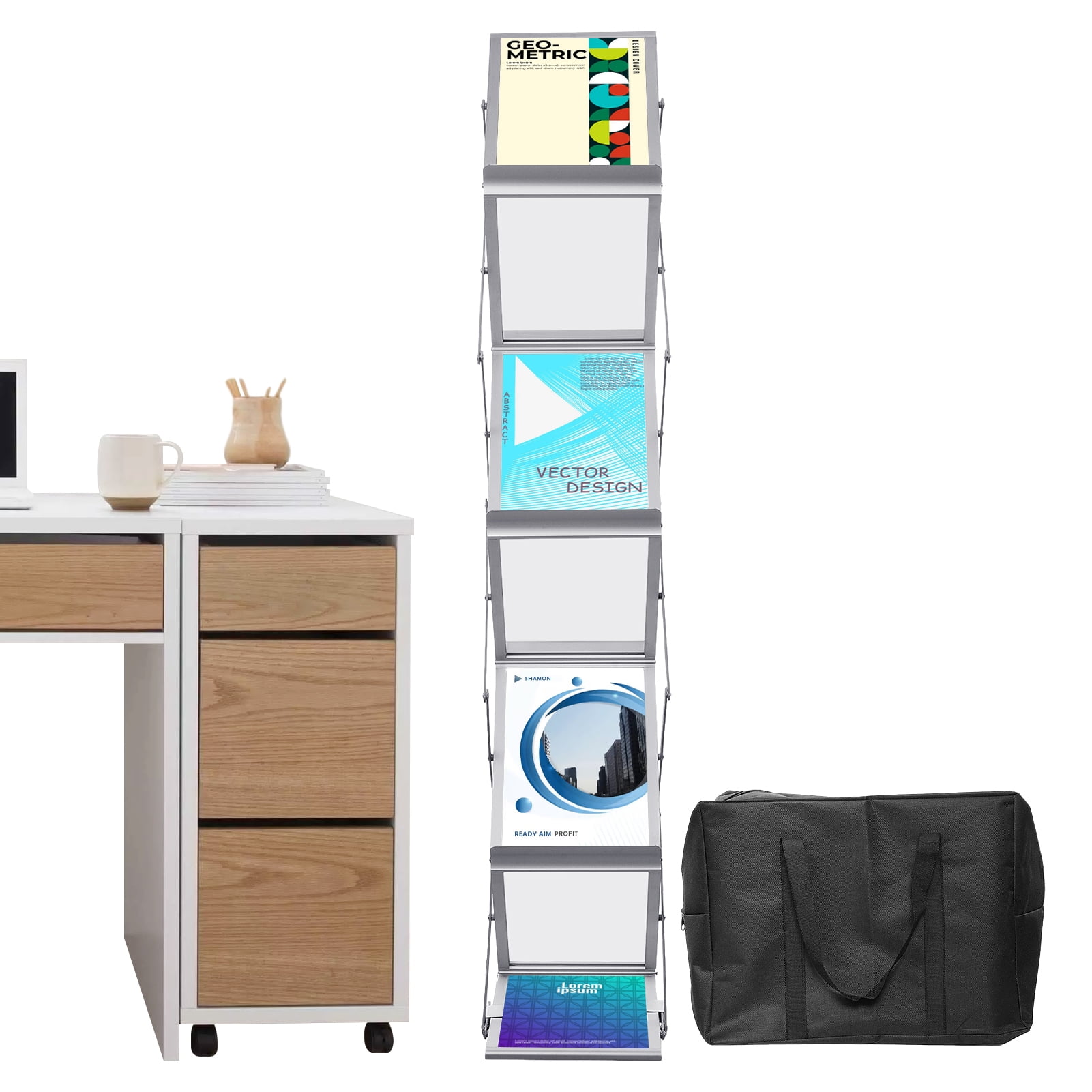 AIHOME Brochure Holder Stand | Pop-up Catalog Holder Stand Literature ...