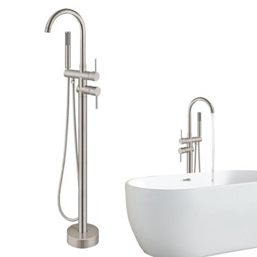 Waterfall Roman Tub Faucets, WOWOW Jacuzzi Tub Faucet Brushed Gold ...