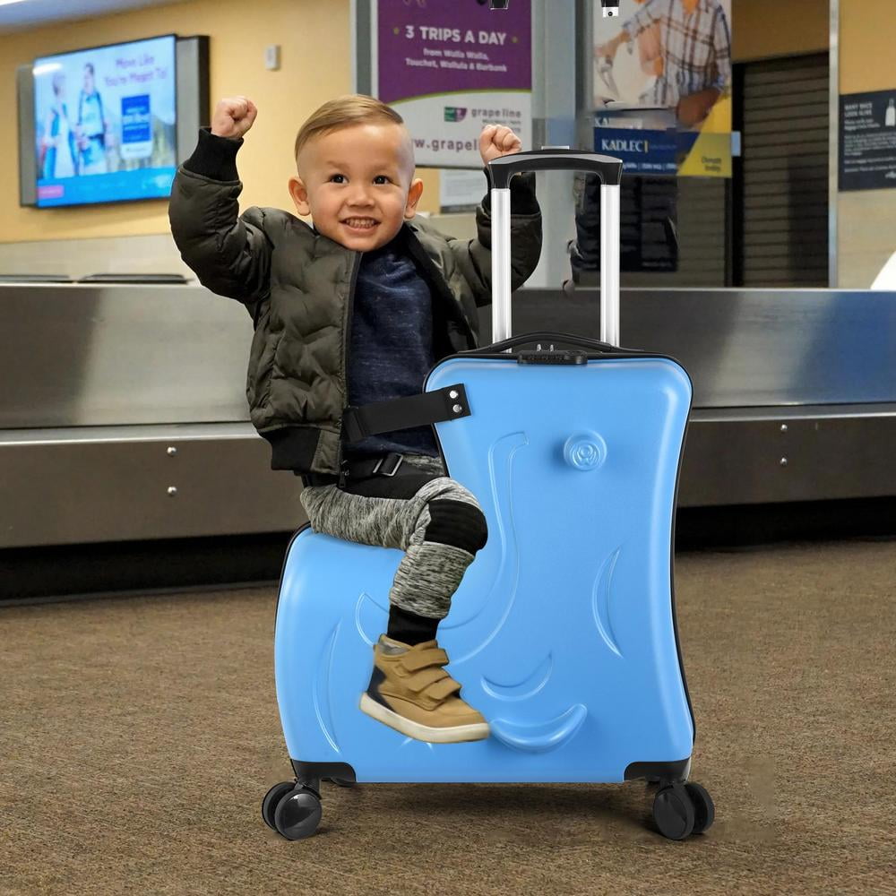 AIHOME Kids Luggage, Kids Ride-on Luggage with Spinner Wheels Suitcase, Kid's Ride-On Suitcase ...