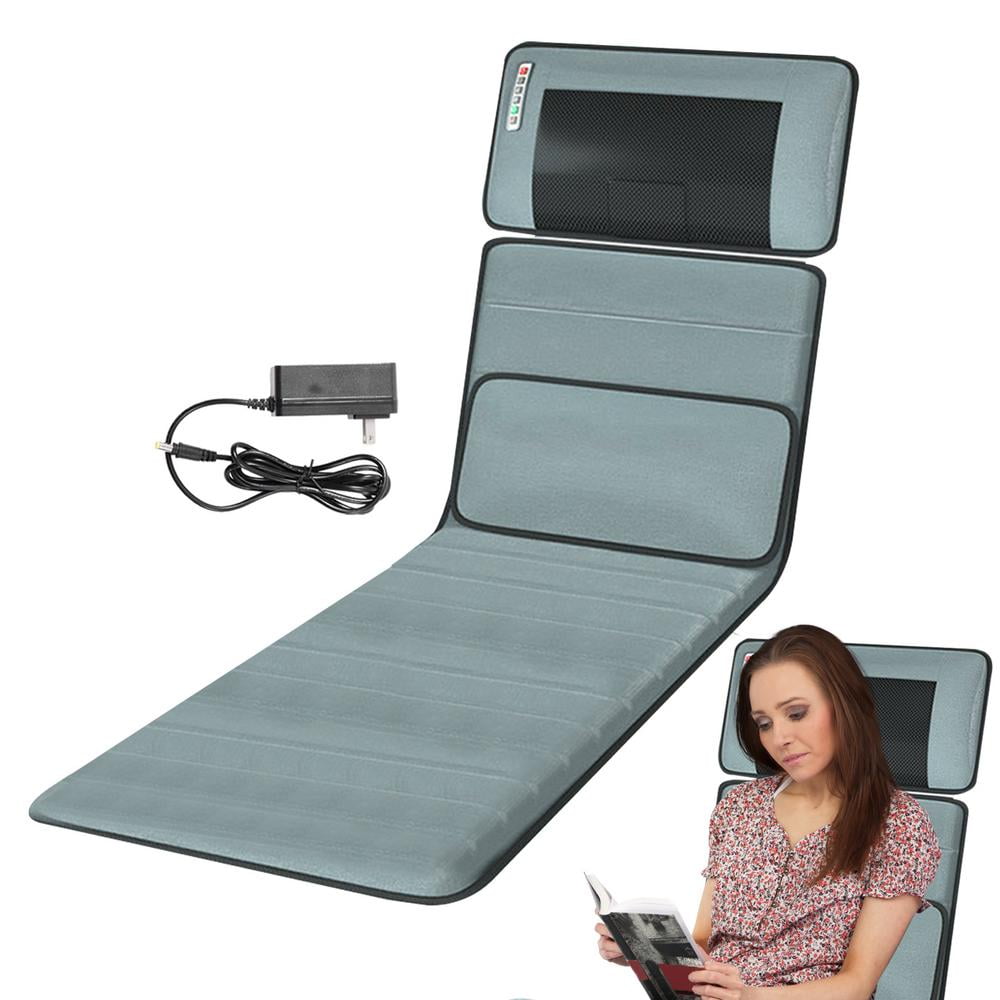 AIHOME Massage Pad Full Body Luxurious Whole Body Relief Massage Mat Bed Massager Heat Full Body ...