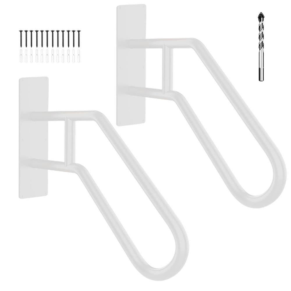 AIHOME Metal Railings for Outdoor Steps U-Shaped Wall Mounted Metal ...