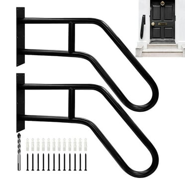 Ktaxon 1st Tier Outdoor Handrails, Wrought Iron Railing, Exterior Hand ...