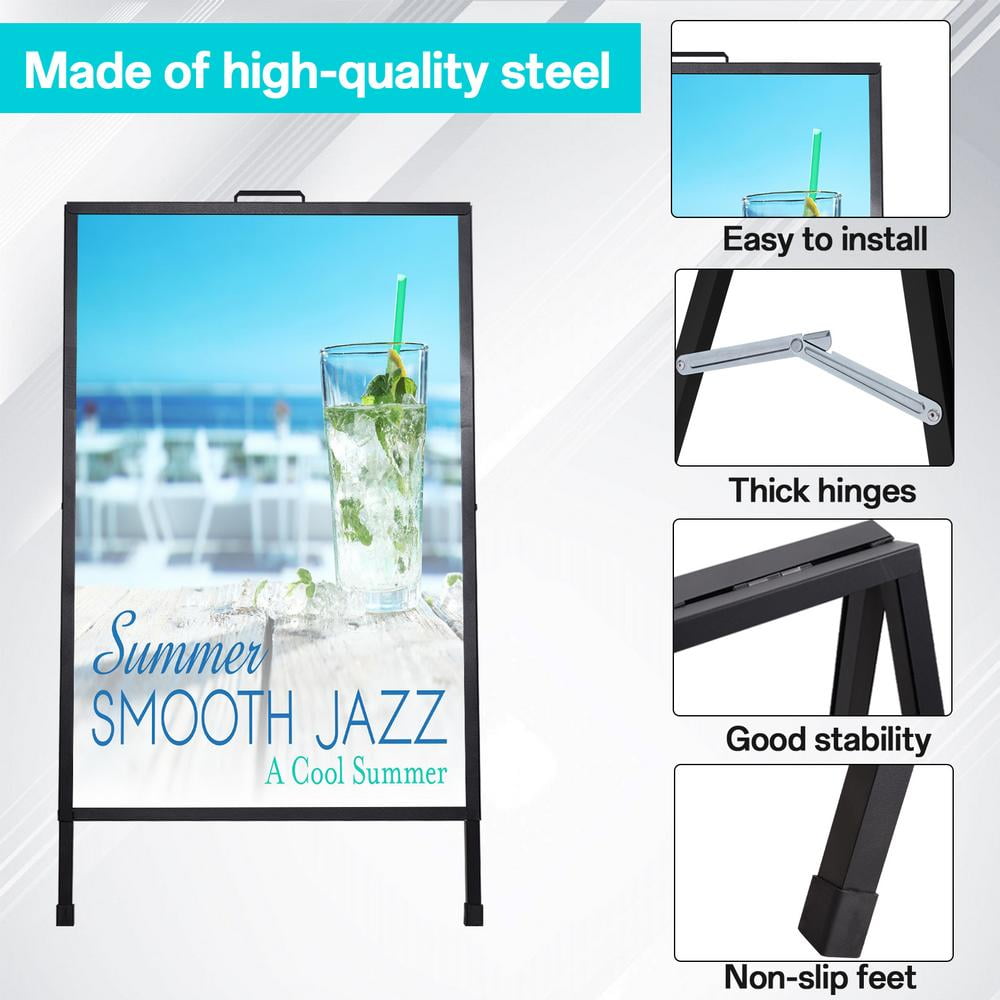 AIHOME Pedestal Poster Sign Stand Pedestal Display Easel Weighted ...