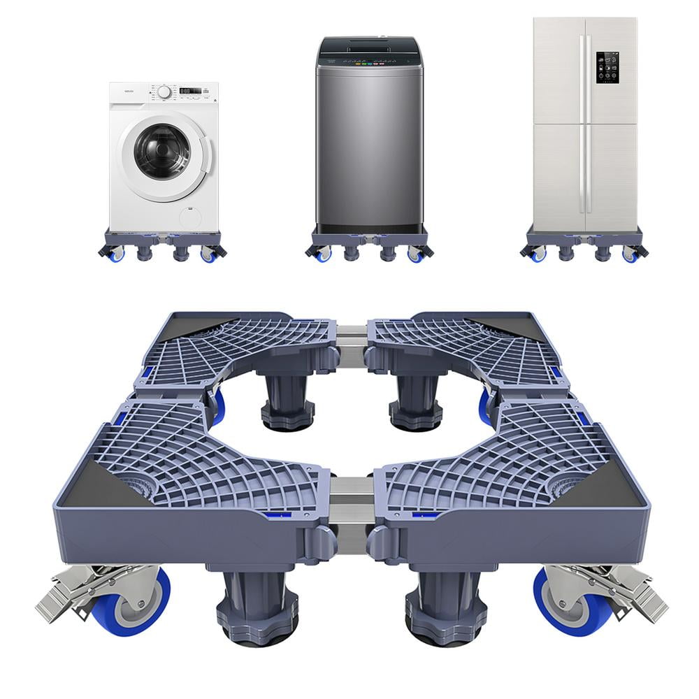AIHOME Refrigerator Stand 8 Legs Dryer Pedestal with Wheels Heavy Duty ...