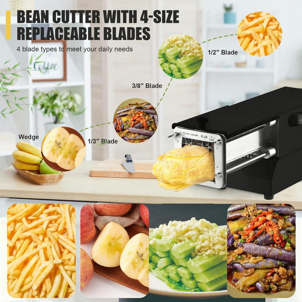 AIHOME Stainless Steel French Fry Cutter Stainless Steel Electric ...