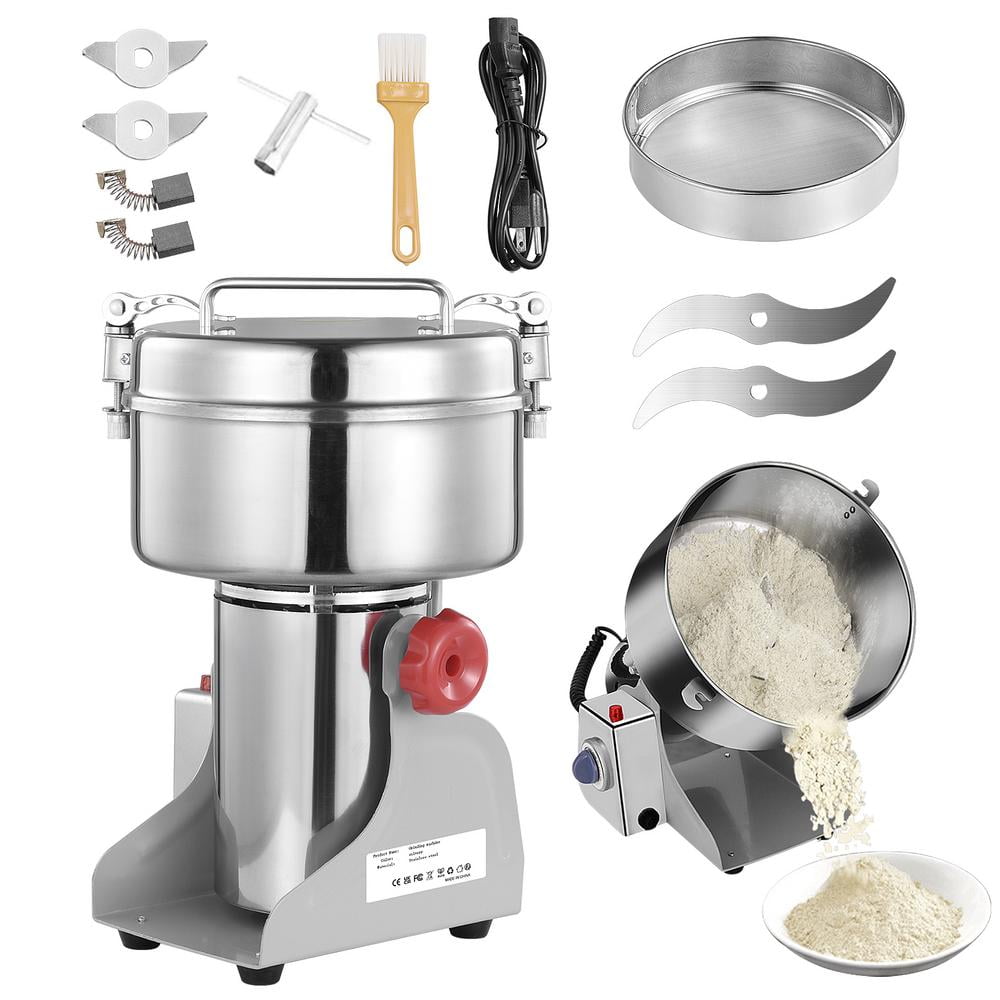 AIHOME Stainless Steel Grain Mill Household Electric Machine for Grain ...