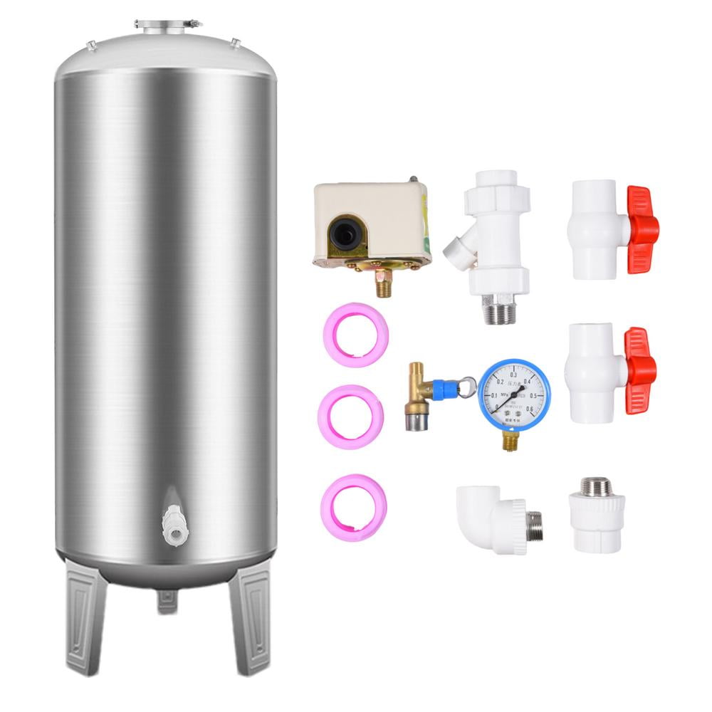 AIHOME Stainless Steel Pressure Tank 160L Vertical Water Storage ...