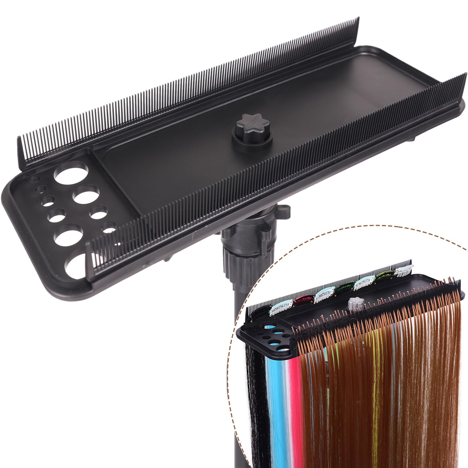 AIHOPESTO Extension Holder Extension Hanger Braiding Rack Extension ...