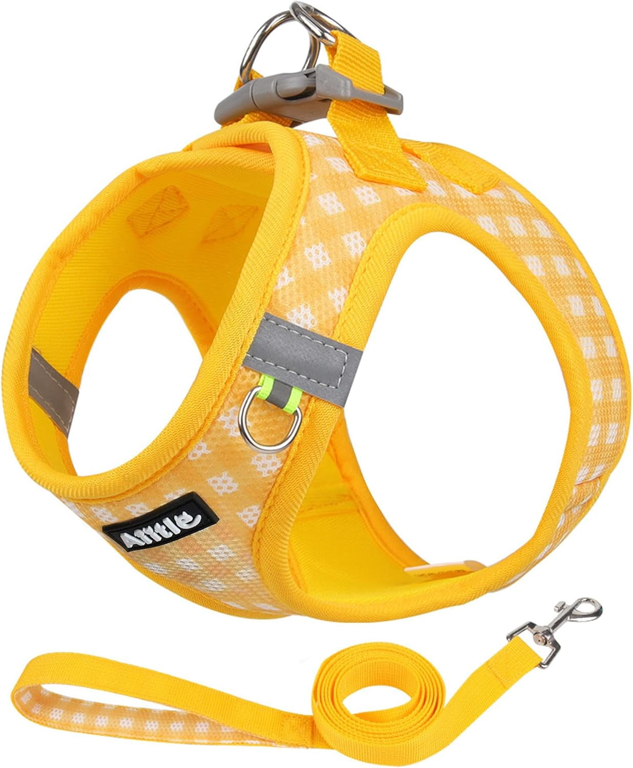AIITLE No Pull Dog Harness and Leash Set, Step in No Chock Soft Mesh ...