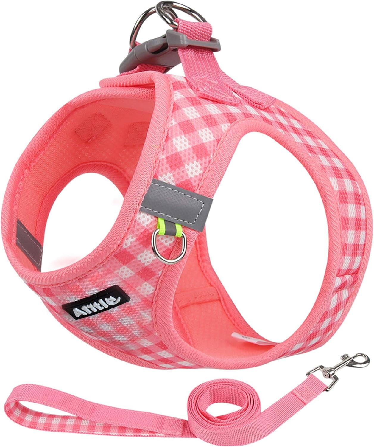 AIITLE Small Dog Harness and Leash Set, Step in No Pull Pet Harness ...