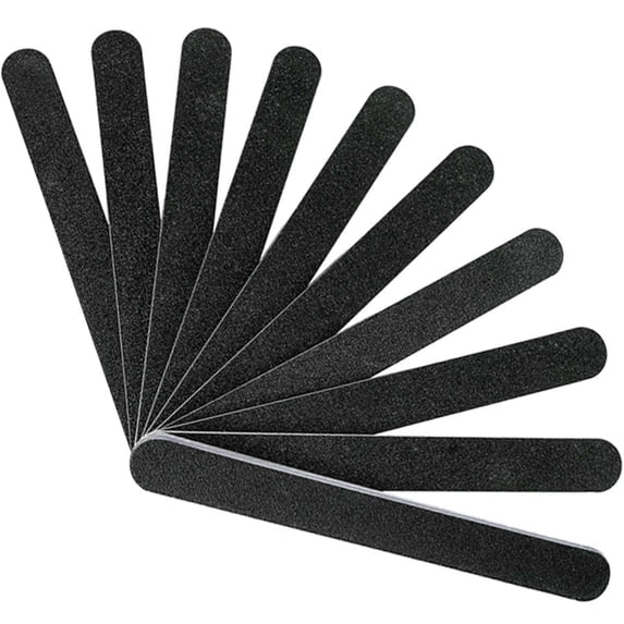AIJIA 10pcs 100/180 Grit Nail Files, Double Sided Emery Board ...