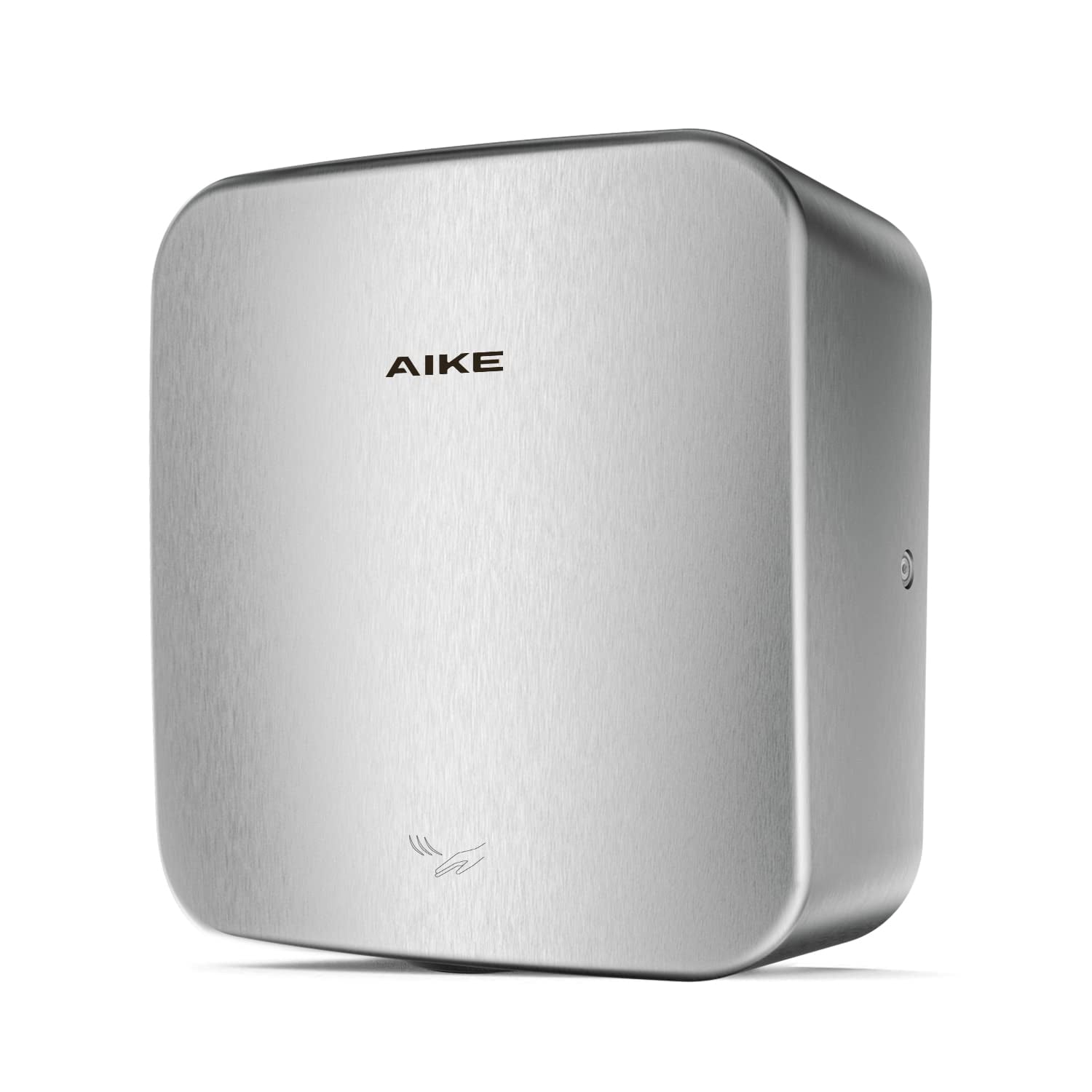 AIKE Heavy Duty Jet Cube High Speed Hand Dryer For Bathroom 110V 1400W, Model AK2800C Brushed ...