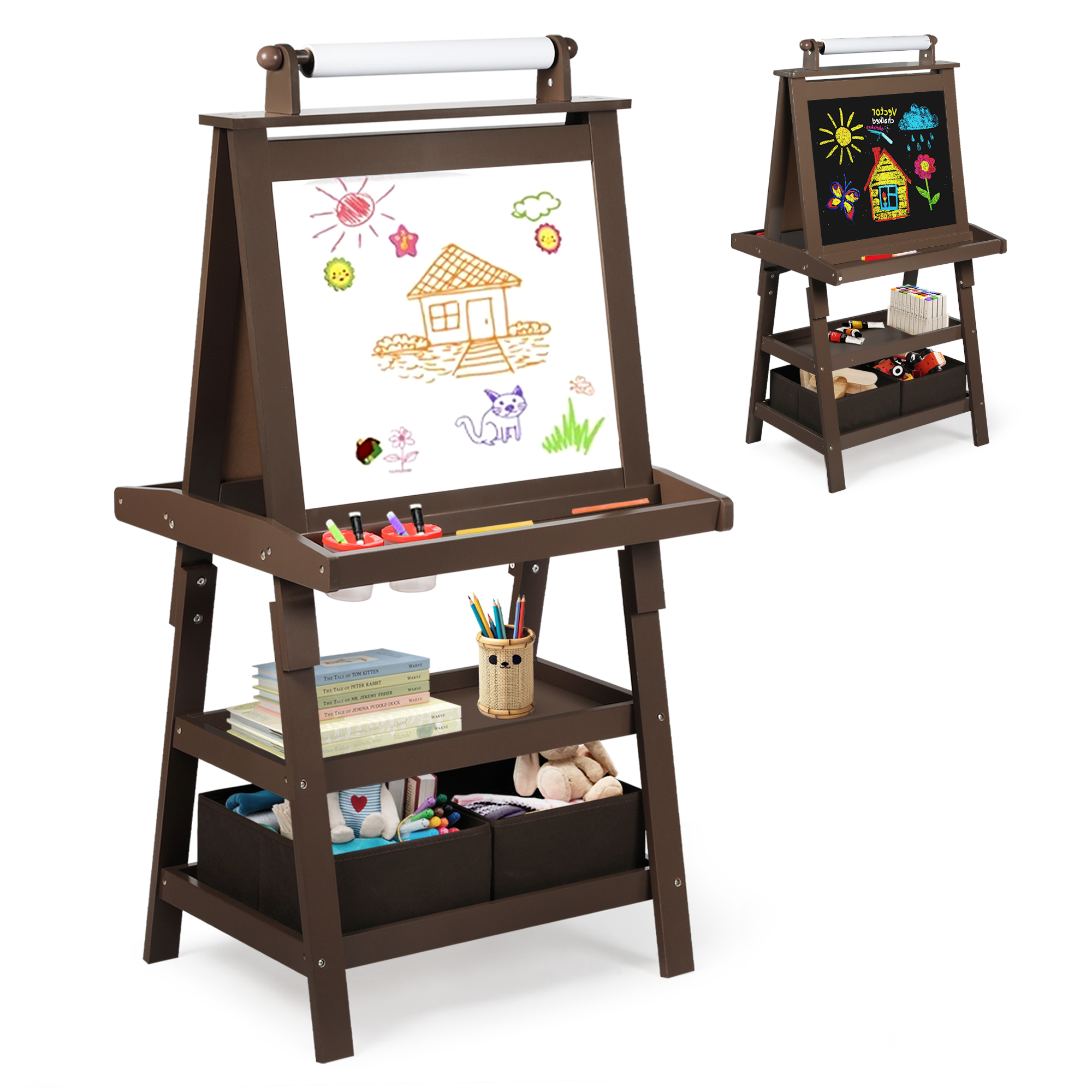 Crayola Super Duper Art Studio Easel and Desk With Chair - Walmart.com