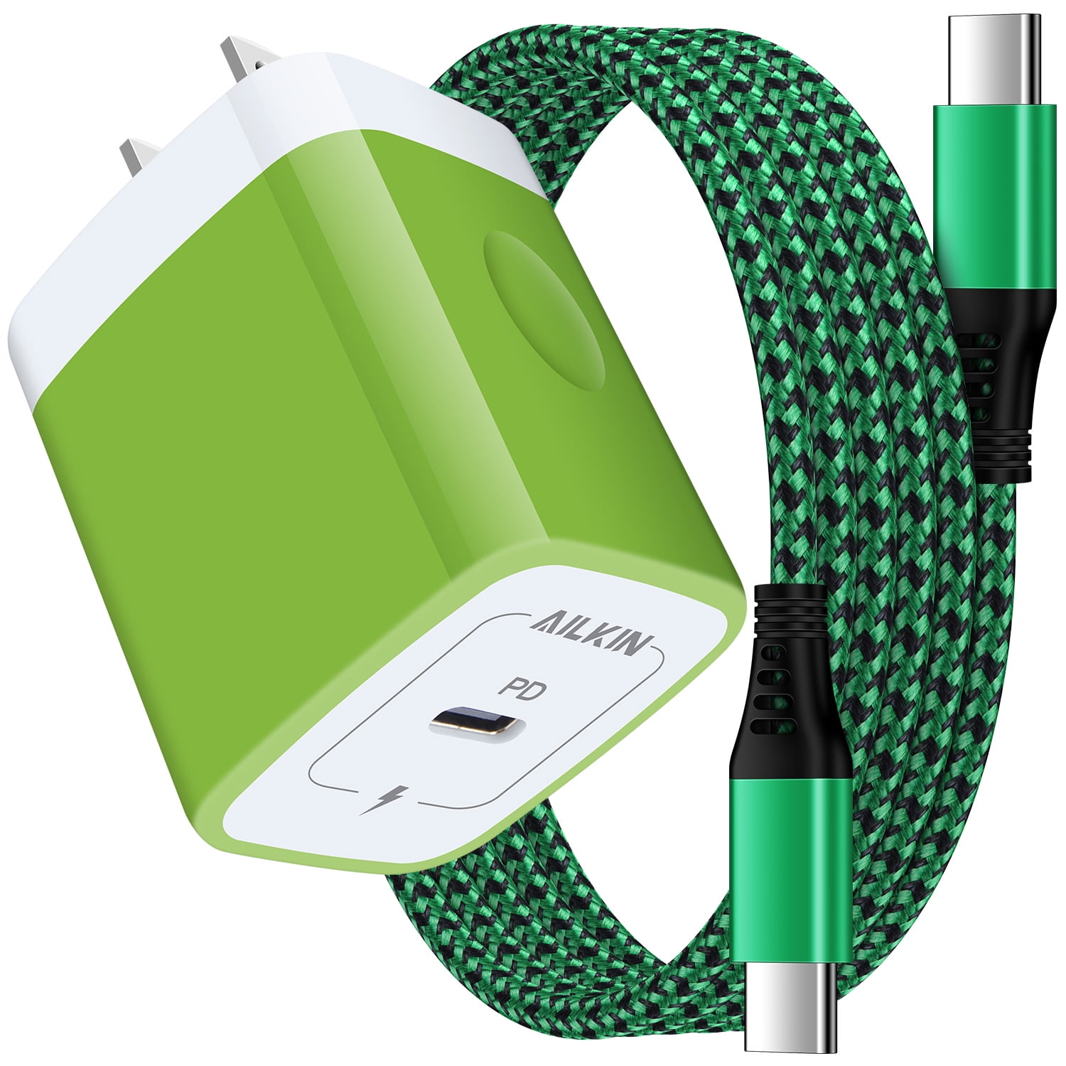 AILKIN USB C Wall Charger Block,20W PD C Type Wall Chargers for Fast ...