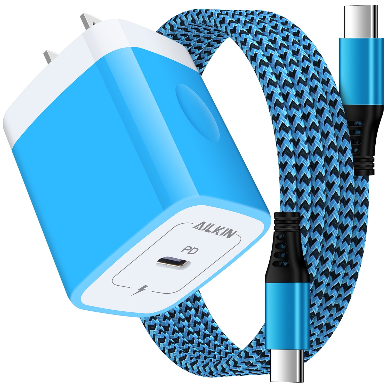 Ailkin Usb C Wall Charger Block20w Pd C Type Wall Chargers For Fast
