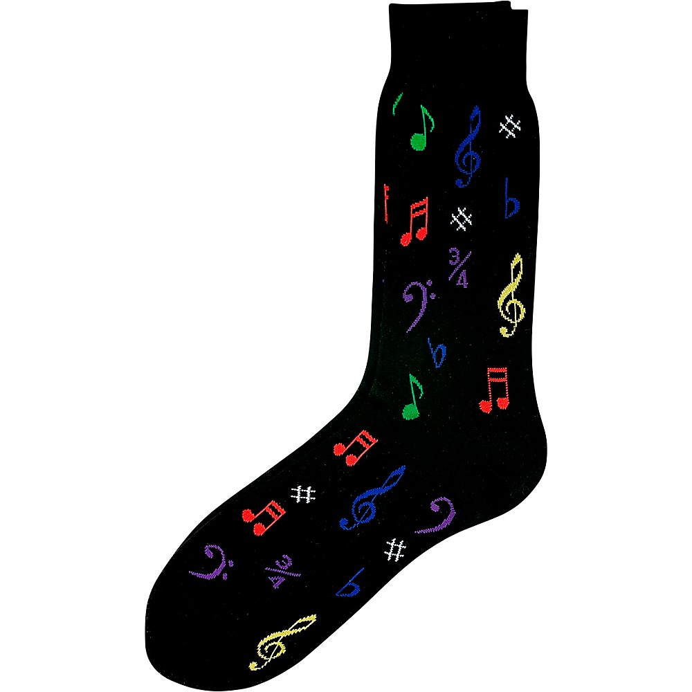 AIM Men's Multi-Colored Music Note Socks - Walmart.com