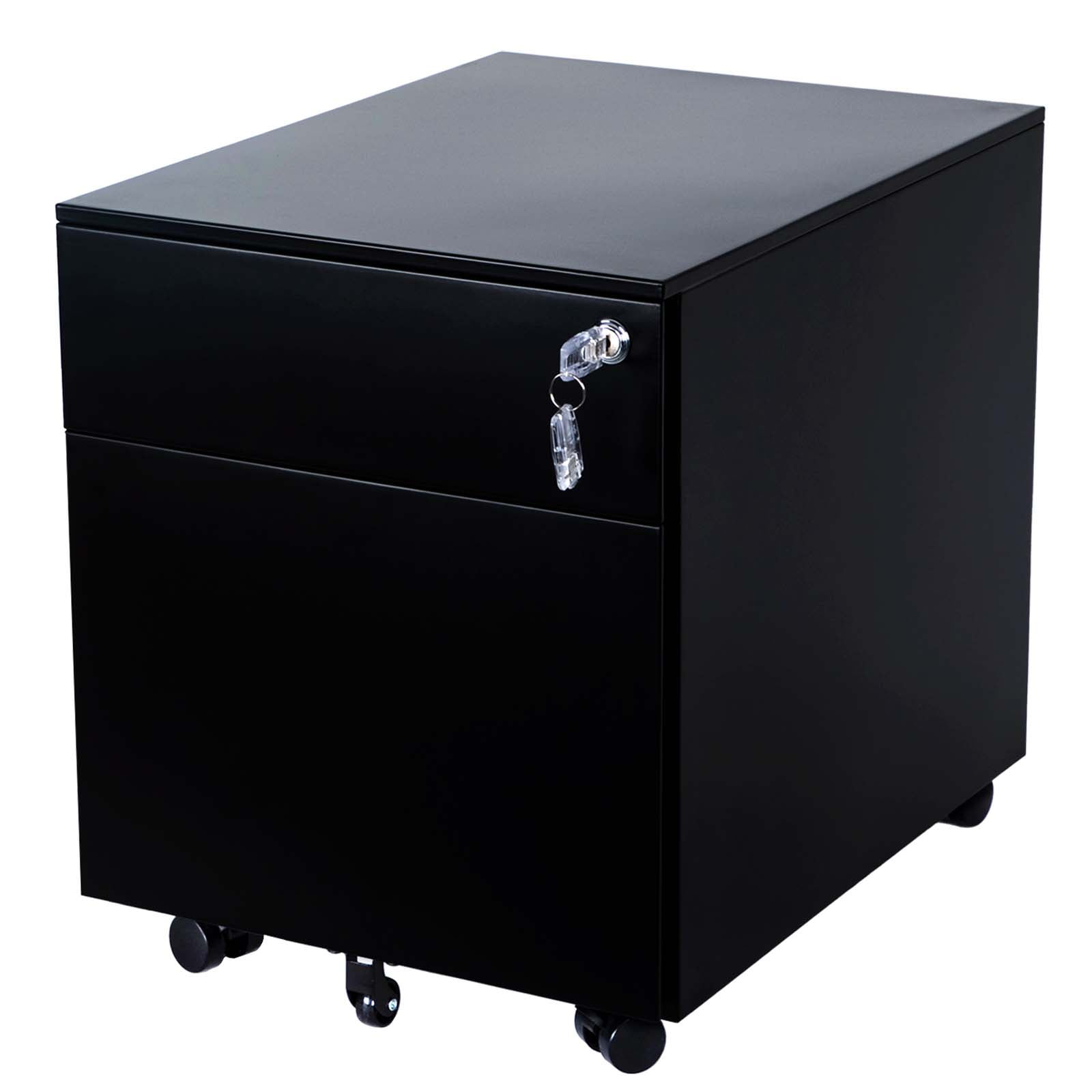 AIMEZO 2-Drawer Mobile File Cabinet,Under Desk Storage for Home Office ...