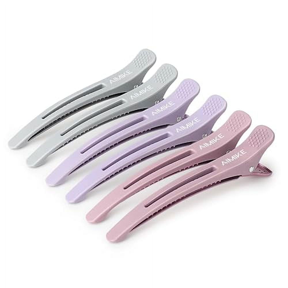 AIMIKE 6pcs Hair Clips for Styling Sectioning, No Crease Duck Billed ...
