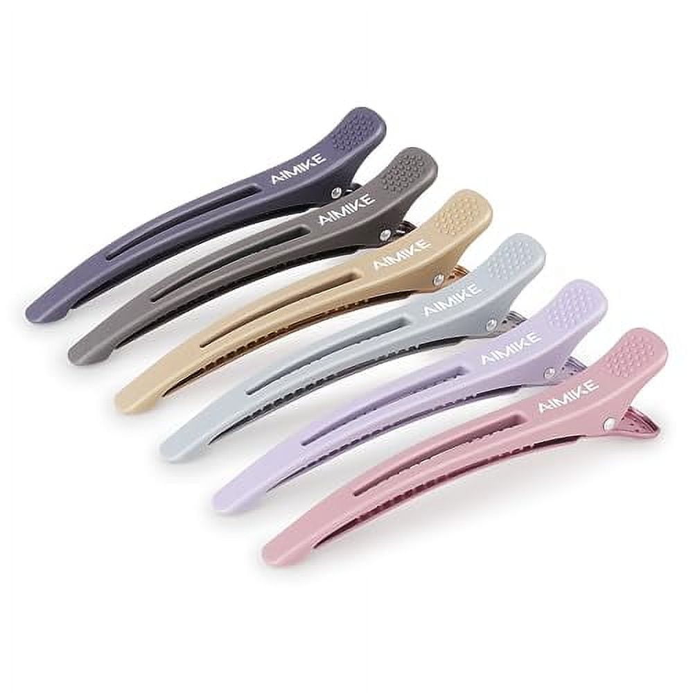 AIMIKE 6pcs Professional Hair Clips for Styling Sectioning, Anti-Slip ...