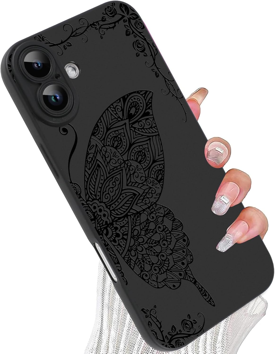 AIMIMI-Butterfly Case For Iphone 16 Plus Case, Cute Wave Pattern Case ...