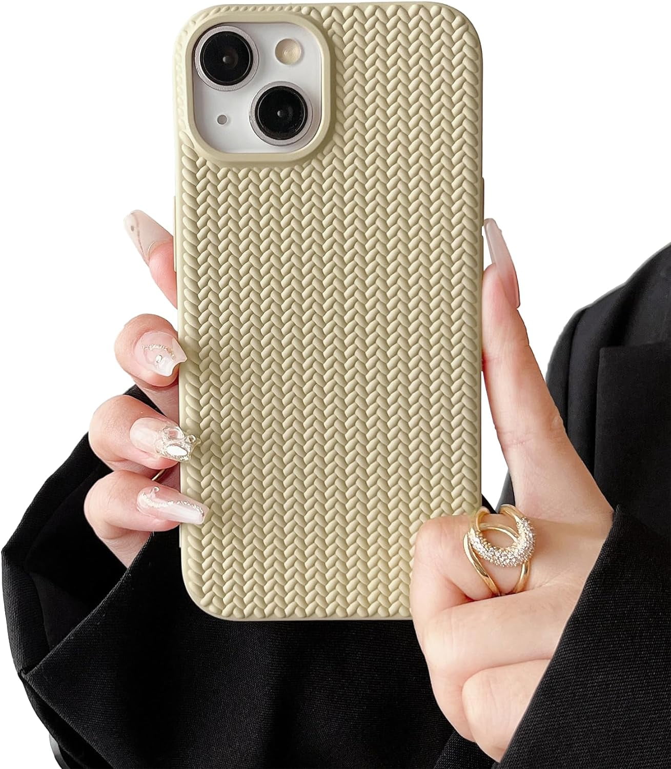 AIMIMI-Case For Iphone 13 Pro Max,Cute 3D Laid Braid Woven Pattern ...