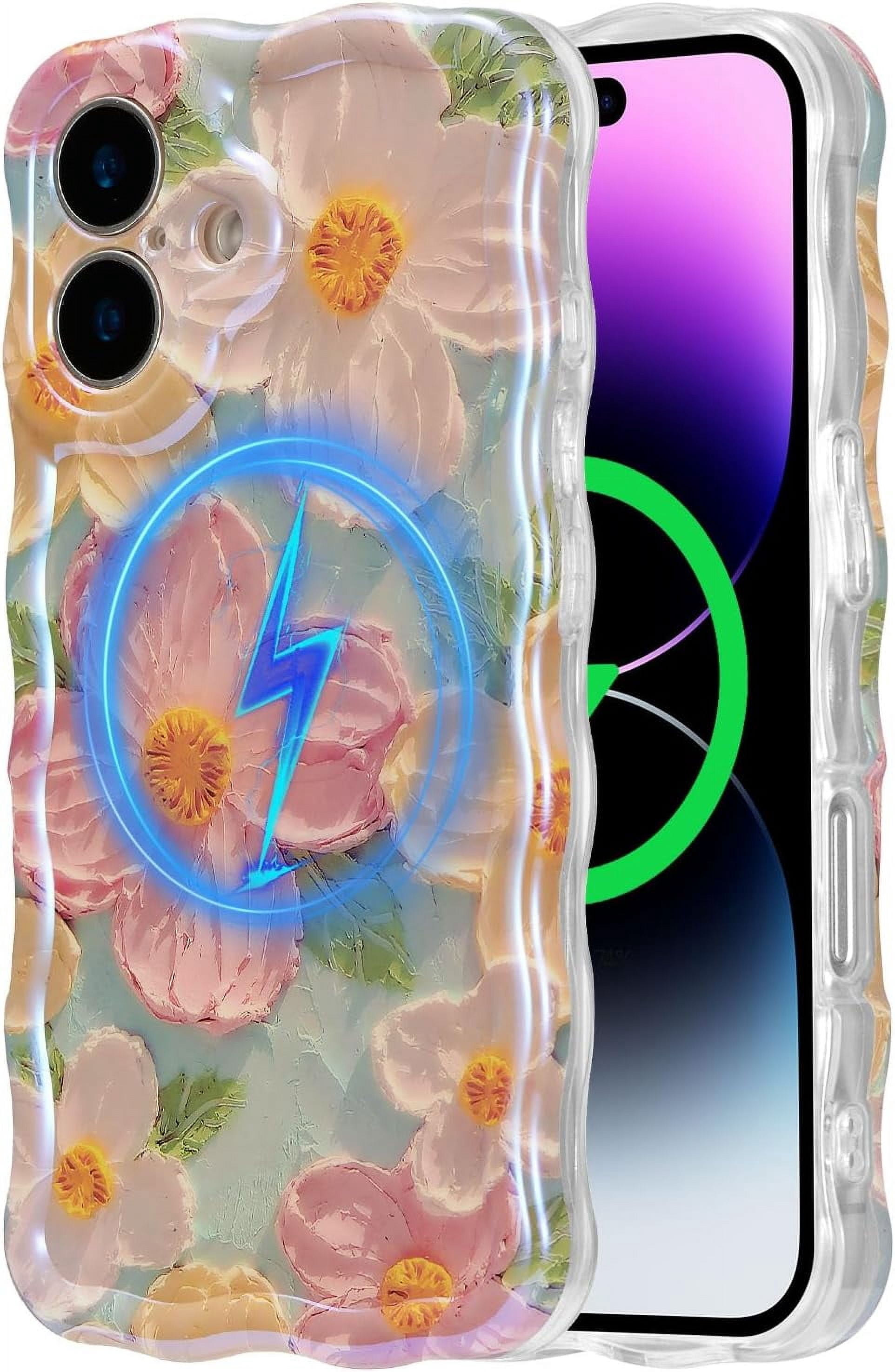 AIMIMI-Case For Iphone 16, [Compatible With Magsafe] Colorful Oil ...