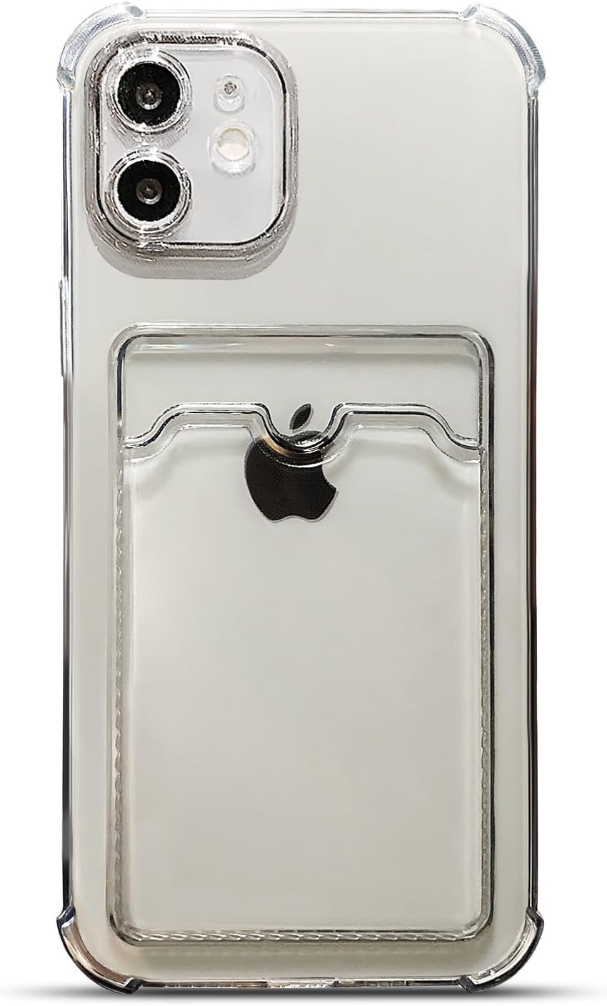 AIMIMI-Clear Wallet Phone Case For Iphone 11, Upgrade Clear Card Slot ...