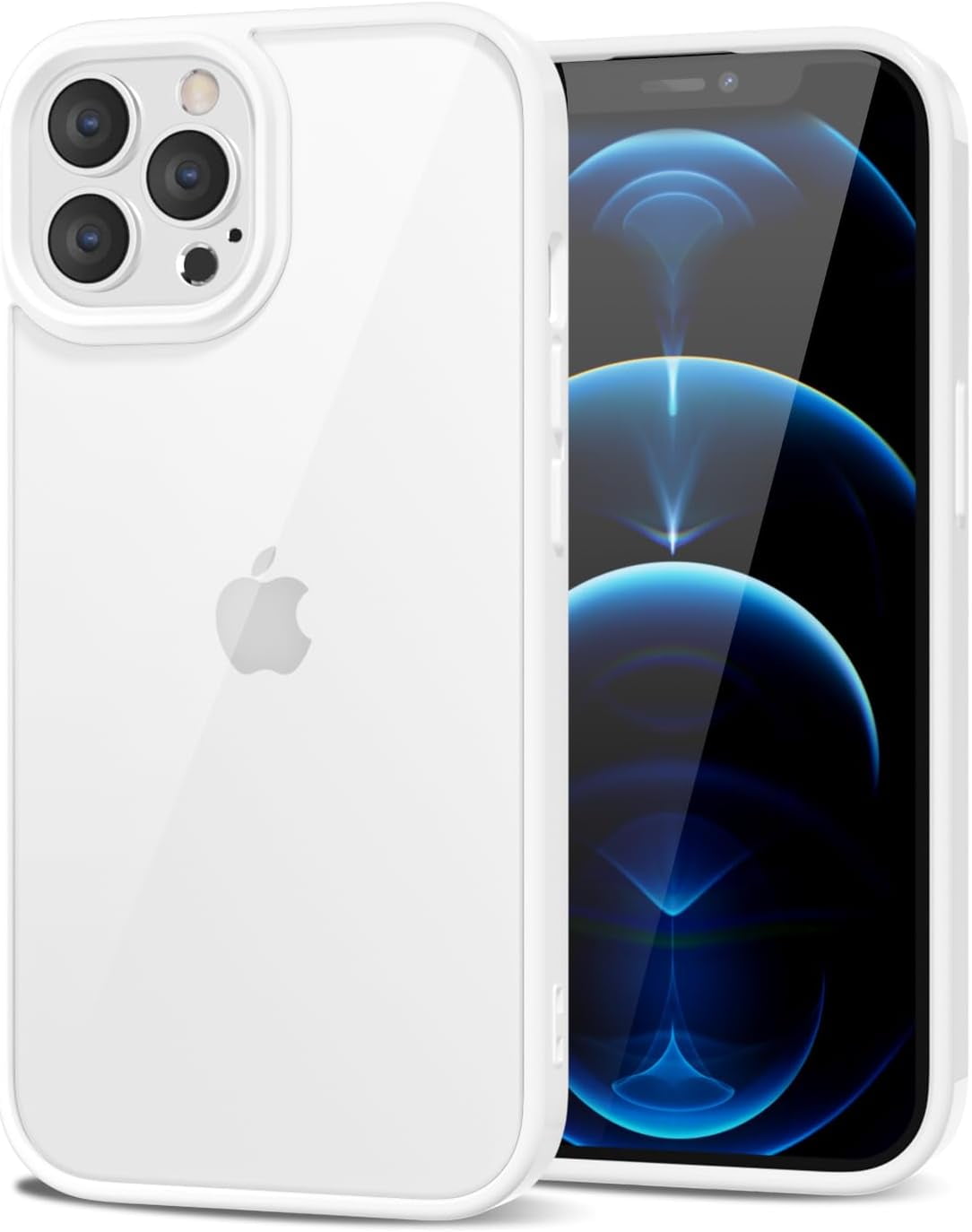 AIMIMI-For Iphone 12 Pro Max Case Clear, Transparent Hybrid 12 Pro Max ...