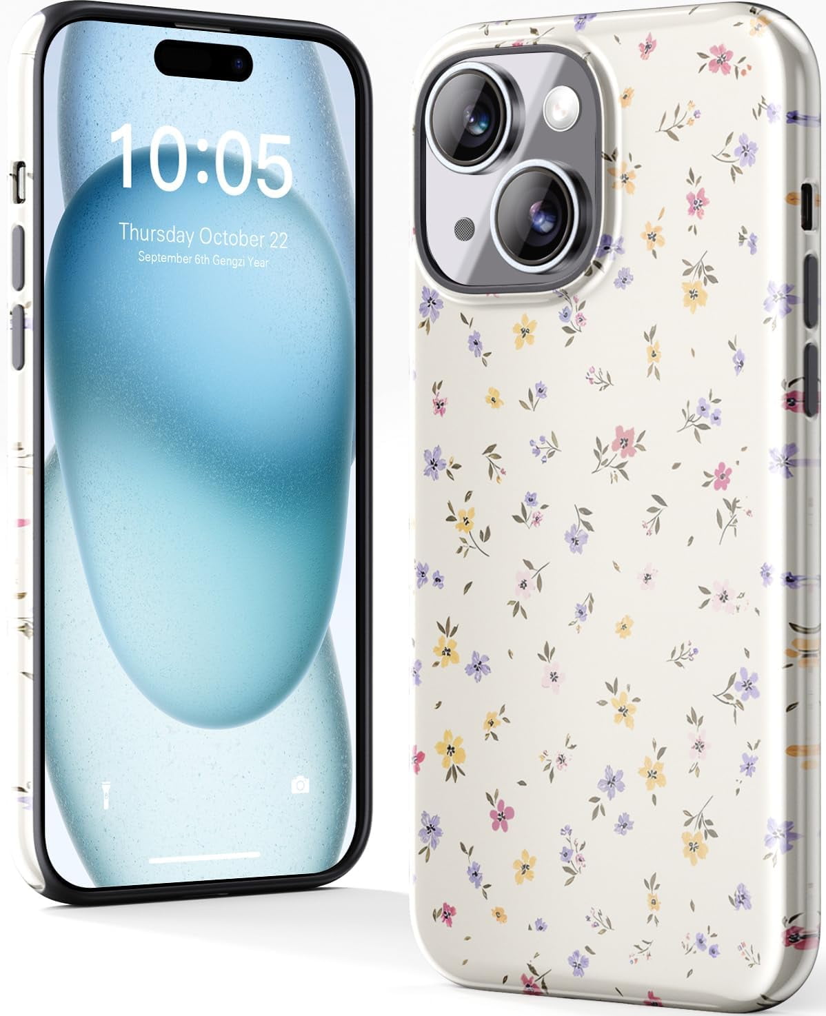 AIMIMI-For Iphone 13 Case - Wireless Charging Compatible - Dual-Layer ...