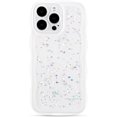 AIMIMI-For Iphone 13 Pro Case 6.1",Cute Curly Wave Case With Star ...
